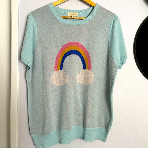 Modcloth | Sweaters | Rare Brand New Sold Out Modcloth Rainbow Sweater ...